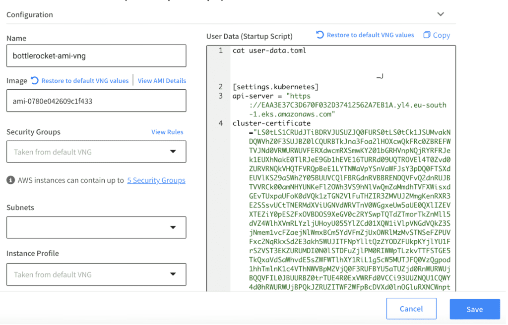 Run Container Optimized Eks Clusters With Ocean And Bottlerocket Os